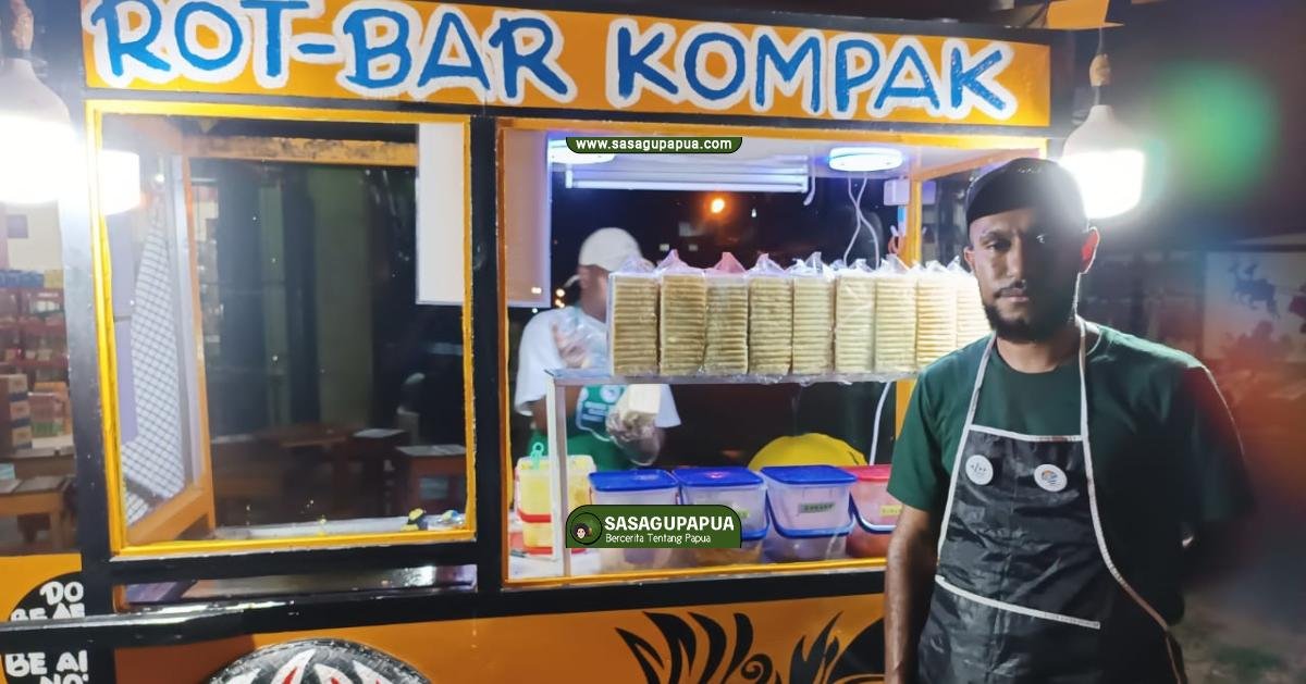Roti Bakar Lezat dari Tangan Putra Asli Wamena - sasagupapua.com