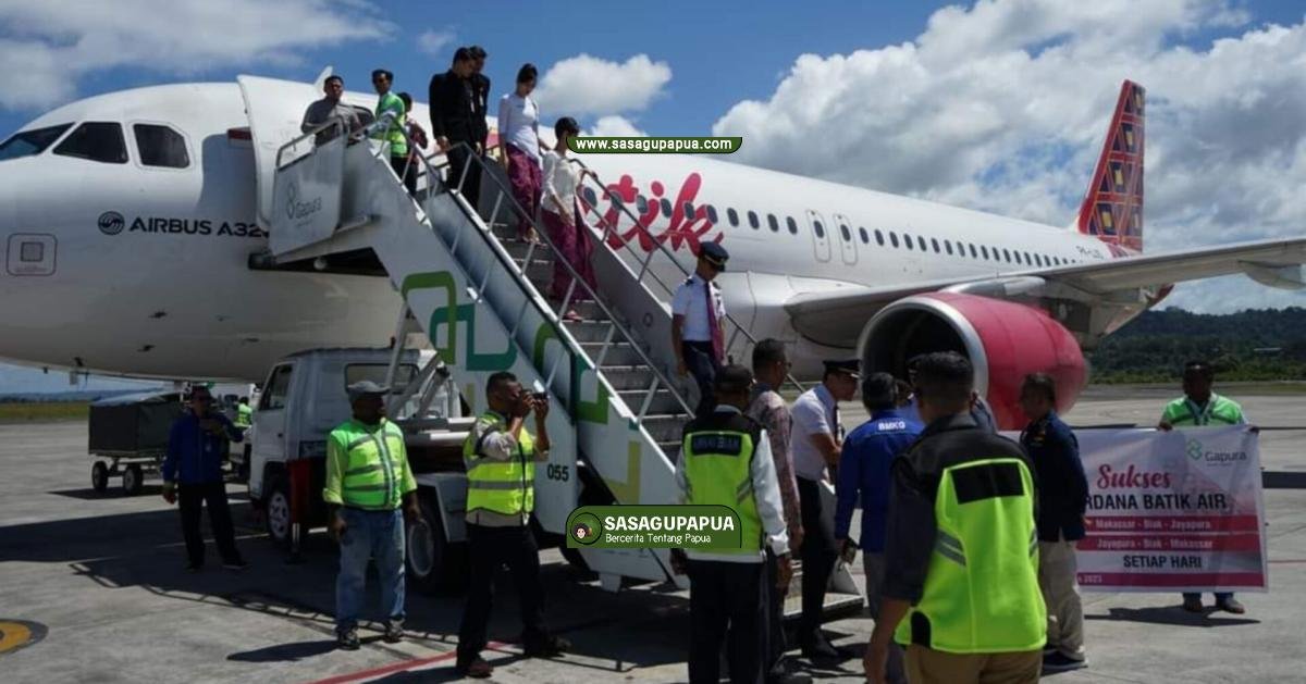 Maskapai Batik Air Mulai Layani Biak, Berikut Rutenya - sasagupapua.com