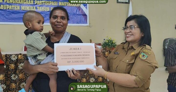 Dinkes Mimika Gelar Lomba Bayi Sehat Distrik Kuala Kencana dan Iwaka ...