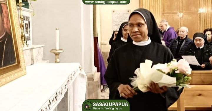 Tentang Suster Agustina Tekege yang Wakili Papua Melayat Paus ...